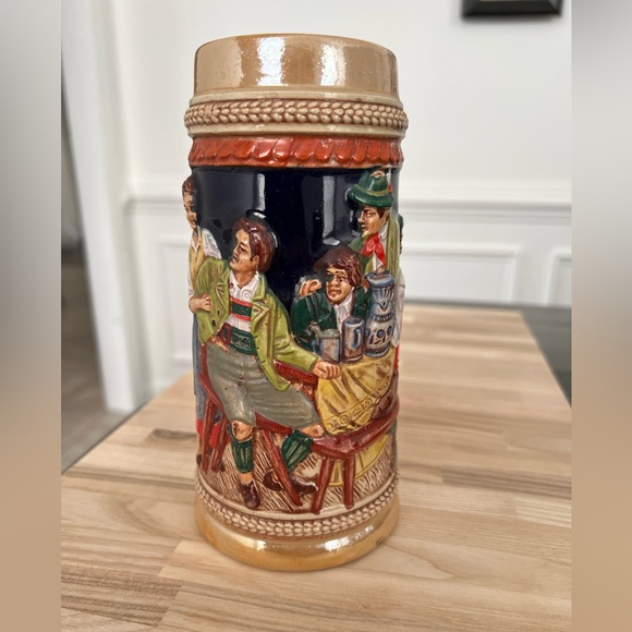 Gerz | Dining | Vintage W Germany Beer Mug Gerz 7 Inch Tavern Scene ...